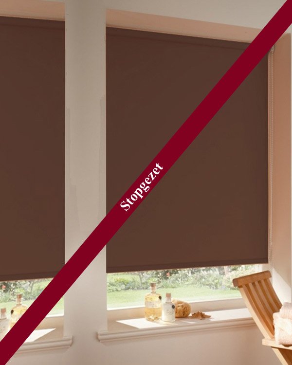 Rosa Mat Cappuccino Goedkope Rolgordijnen